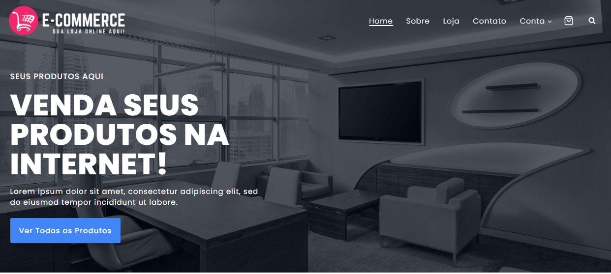 Criação de Loja Virtual - Agência SCG